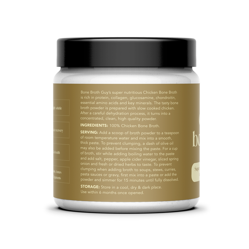 Chicken Bone Broth Powder (220g) – Bone Broth Guy